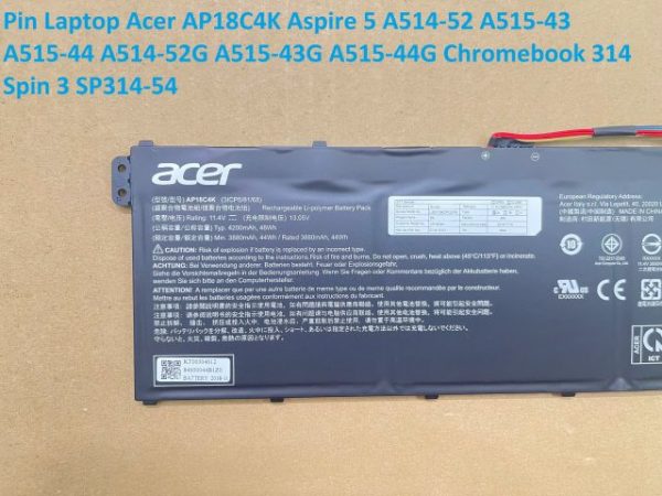 Pin laptop Acer Aspire 5 A515-43 A515-43G